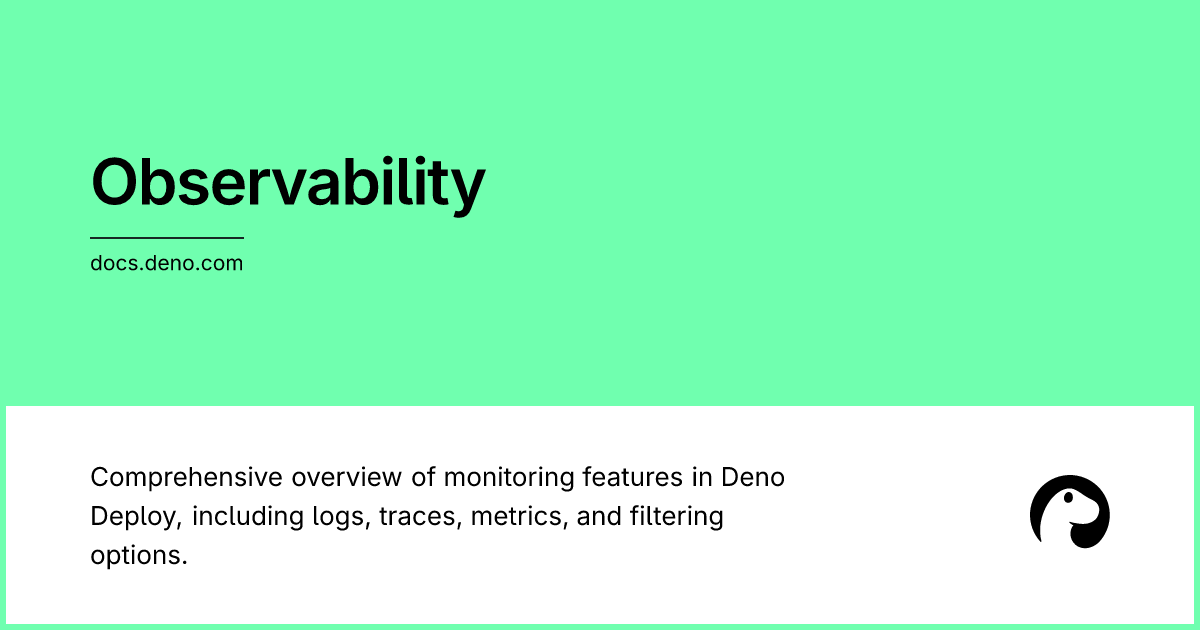 Observability