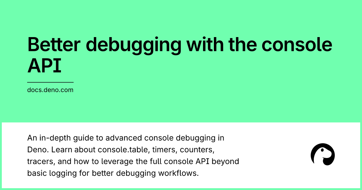 Better Debugging With The Console Api 6098