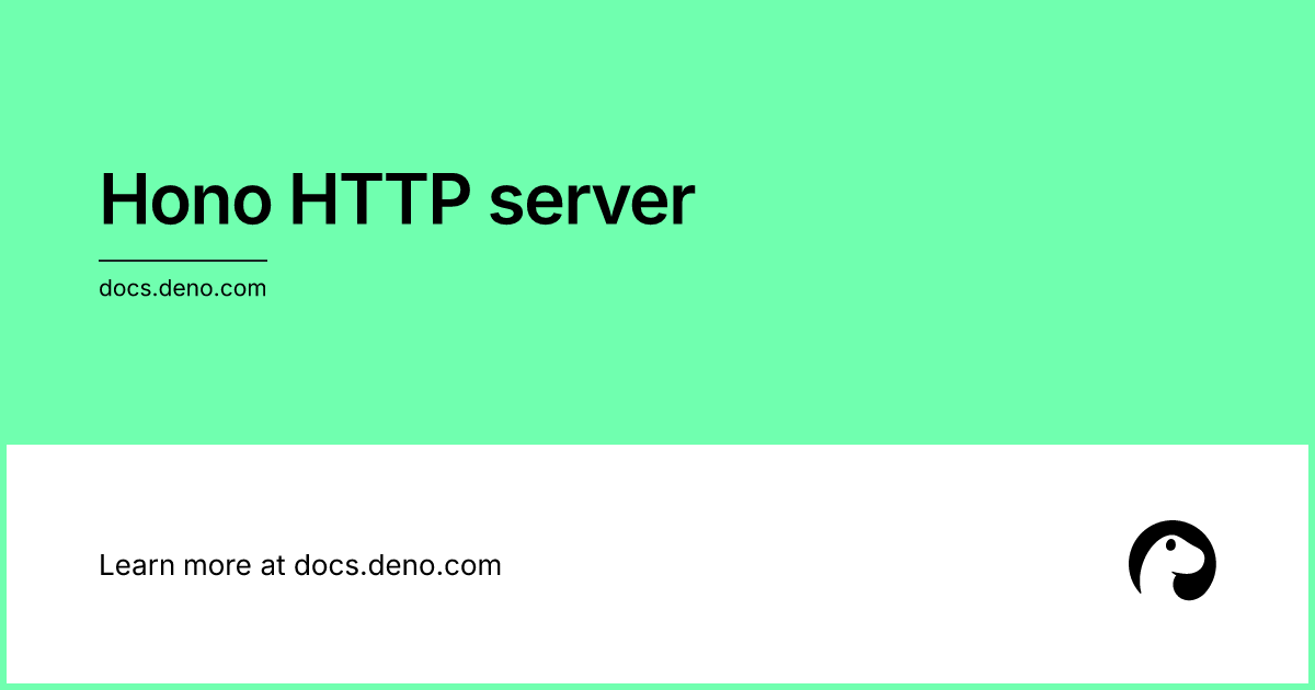 Hono Server