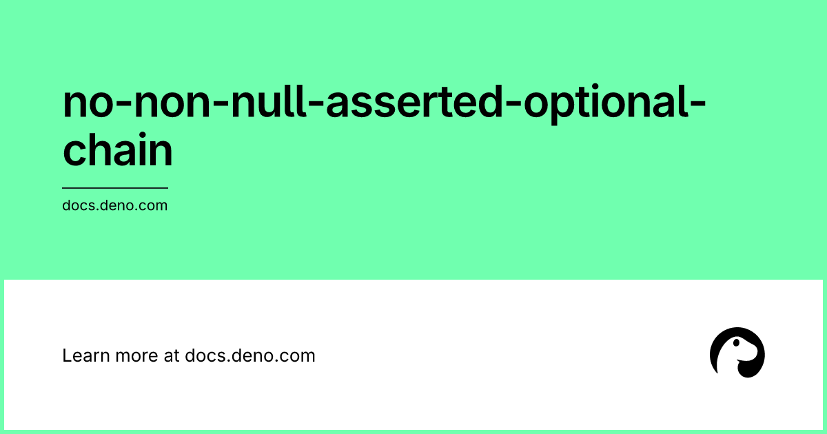no-non-null-asserted-optional-chain