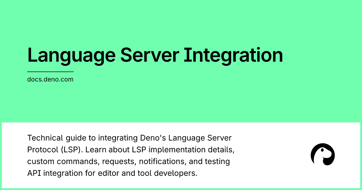 Language Server Integration