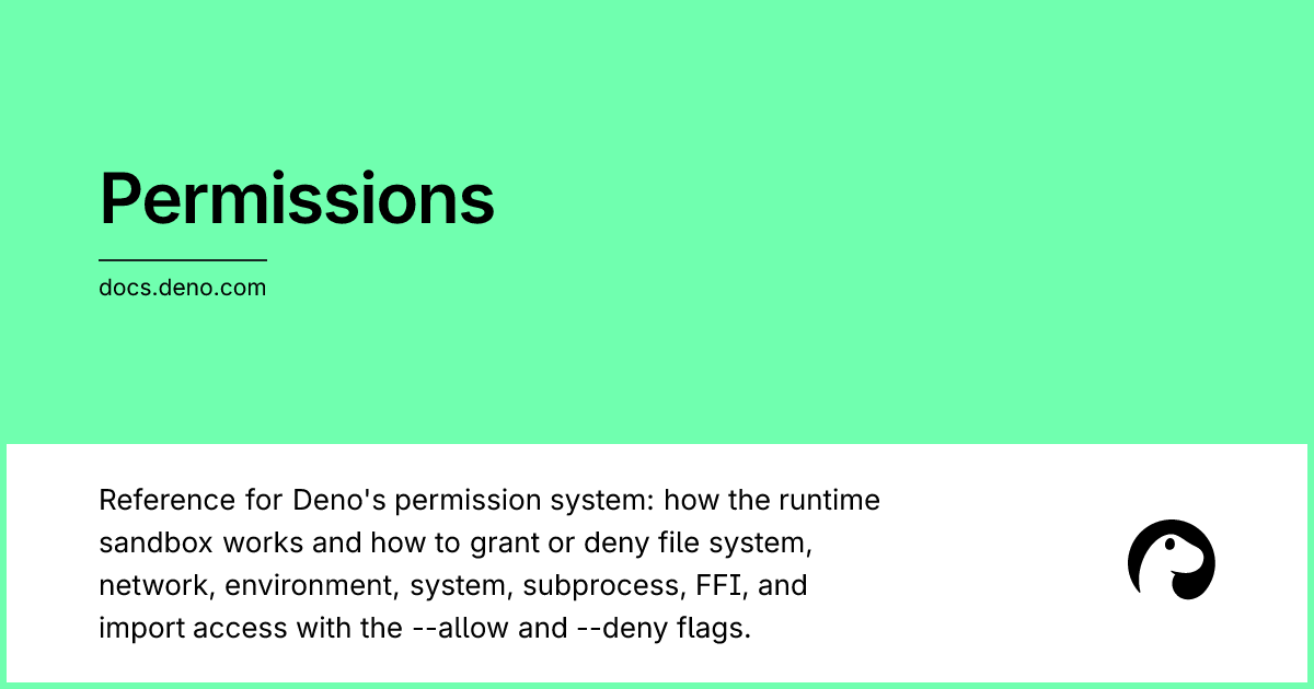 Permissions