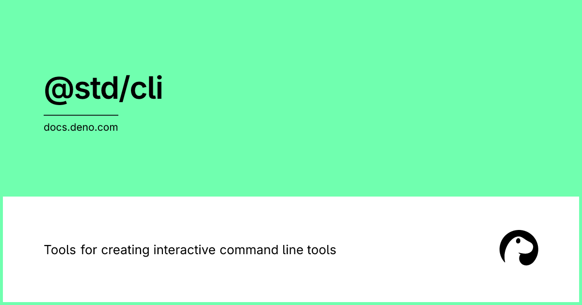 @std/cli