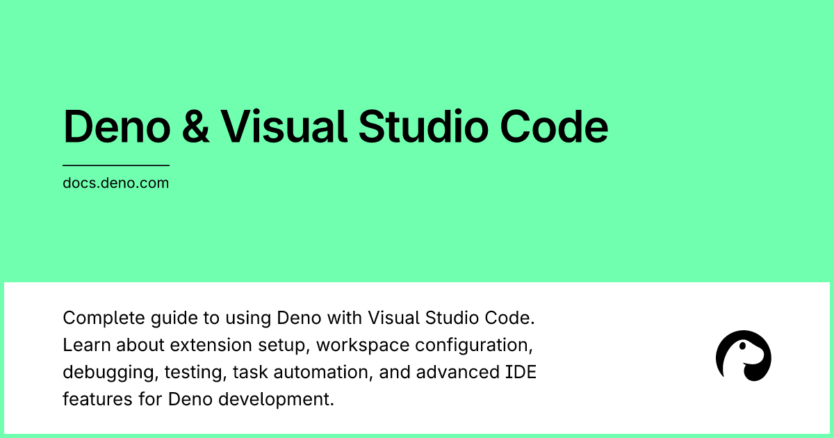 Deno & Visual Studio Code