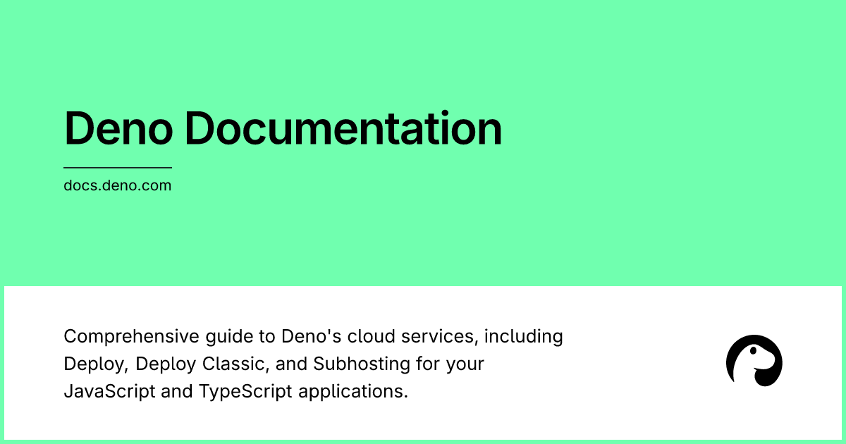 Deno Documentation